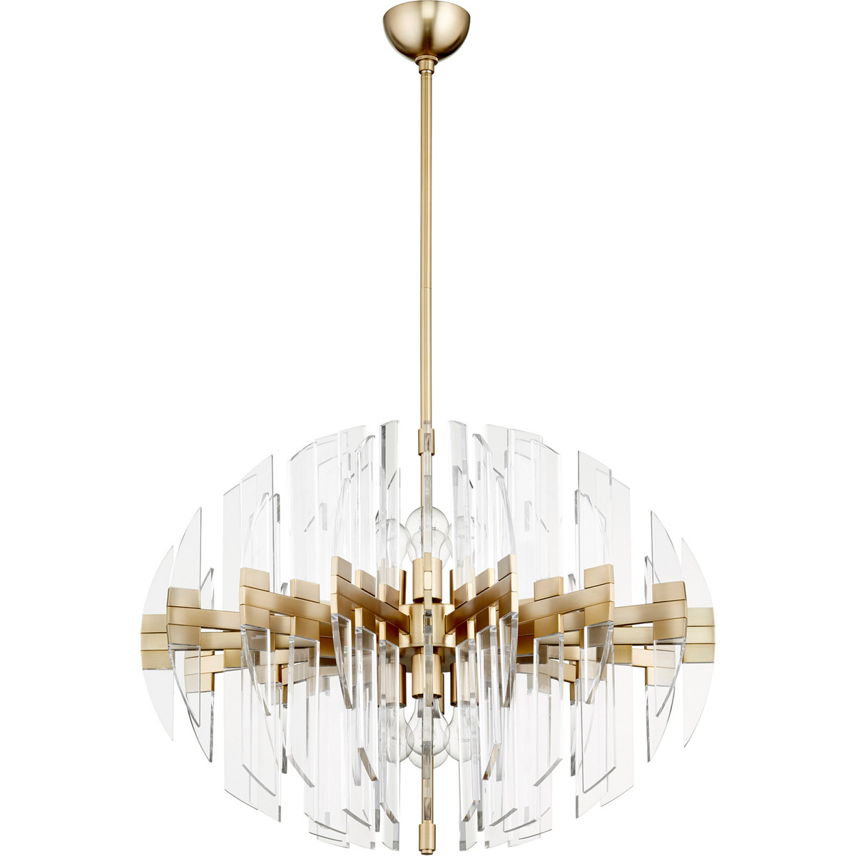 Cyan Design 6310-30-80 Zion 8 Light 31 inch Aged Brass Chandelier ...