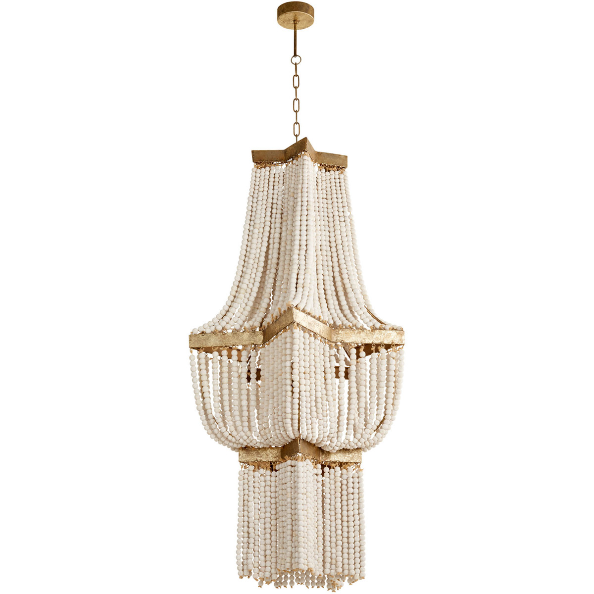 Cyan Design 09261 Estrella 3 Light 25 inch Tinted Gold Leaf Pendant ...